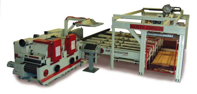 300 Series Fixed Arbor and Moving Blade Rip Saws | Mereen-Johnson